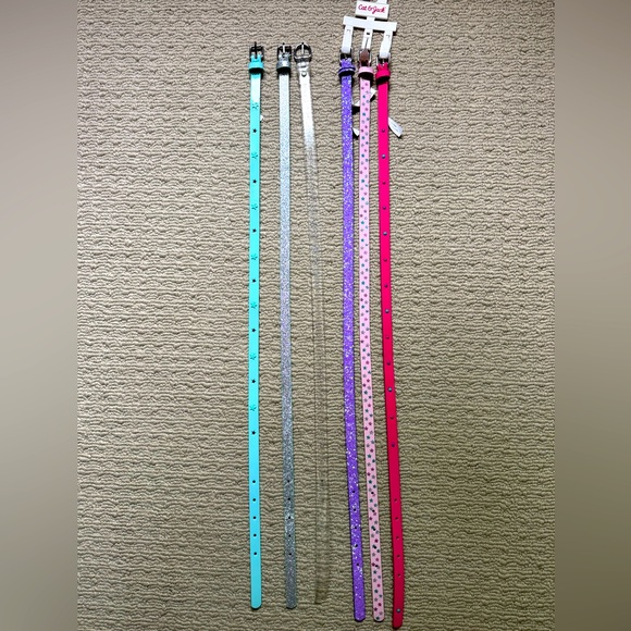 Cat & Jack | Accessories | Cat Jack Kids Belts In Pink Purple Blue And ...